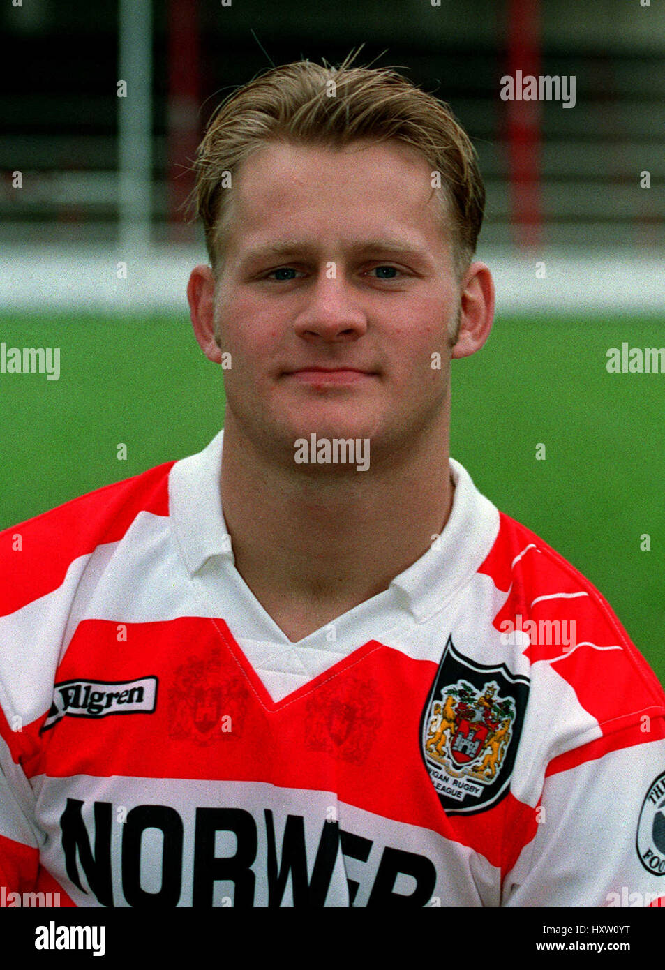 PAUL ATCHESON WIGAN RLFC 16 August 1993 Stock Photo - Alamy