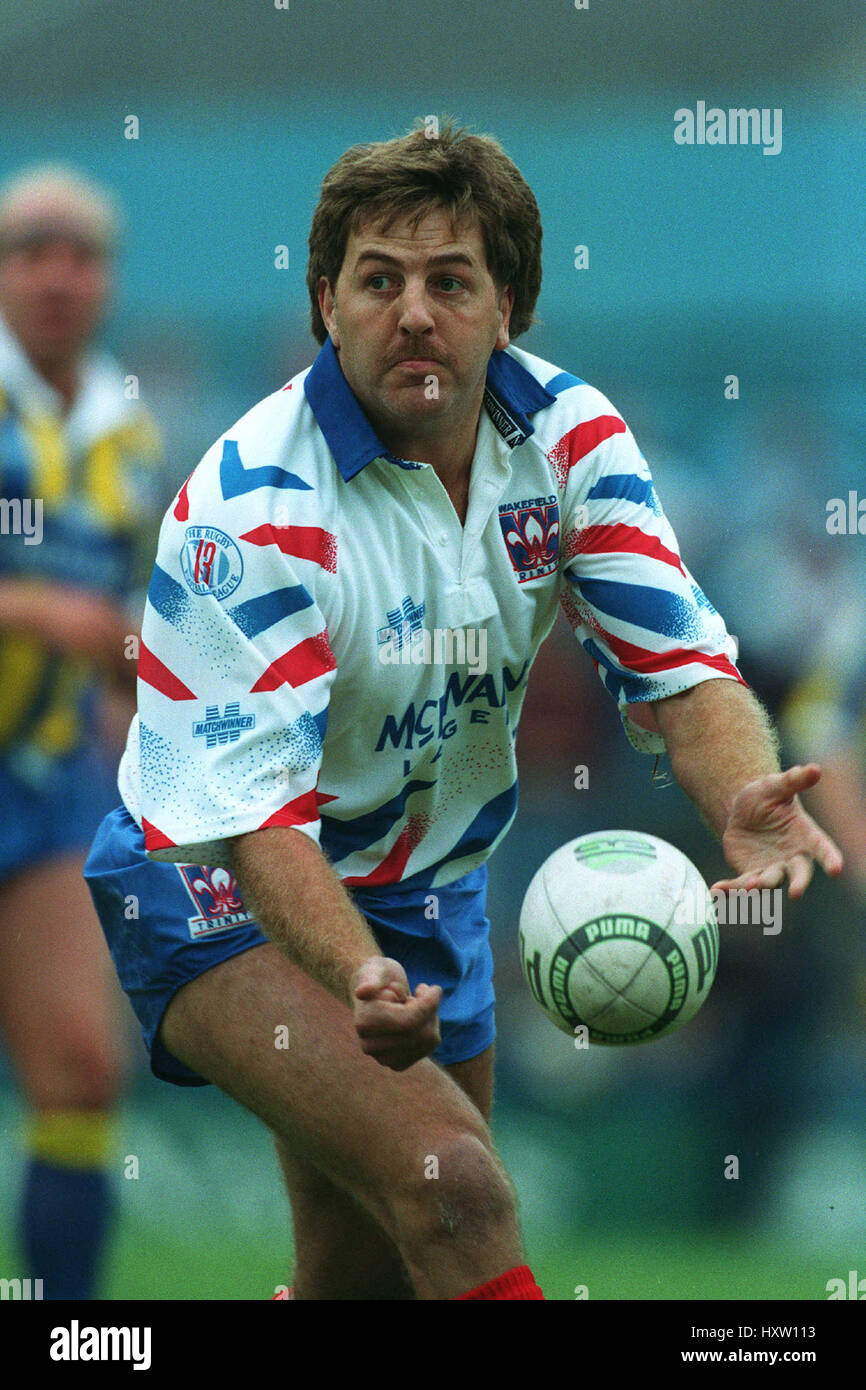 PAUL ROUND WAKEFIELD TRINITY RLFC 31 August 1993 Stock Photo - Alamy