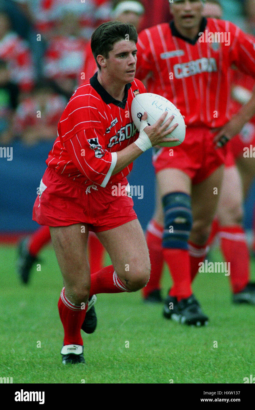 STEVEN BLAKELEY SALFORD RLFC 01 September 1993 Stock Photo - Alamy