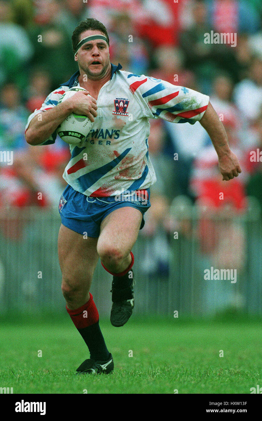 DAVID WOODS WAKEFIELD TRINITY RLFC 06 September 1993 Stock Photo - Alamy
