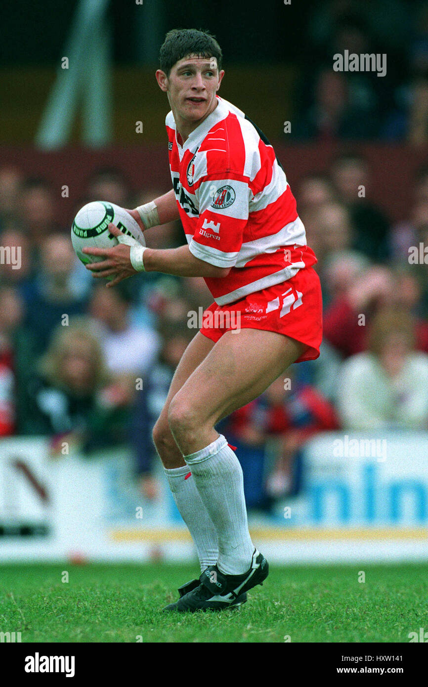 NIGEL WRIGHT WIGAN RLFC 06 September 1993 Stock Photo - Alamy