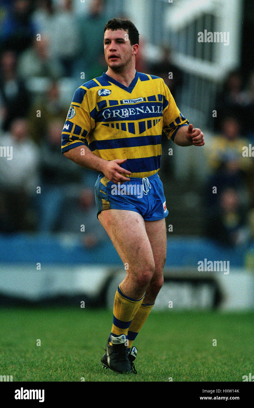 CHRISTOPHER RUDD WARRINGTON RLFC 02 November 1992 Stock Photo - Alamy