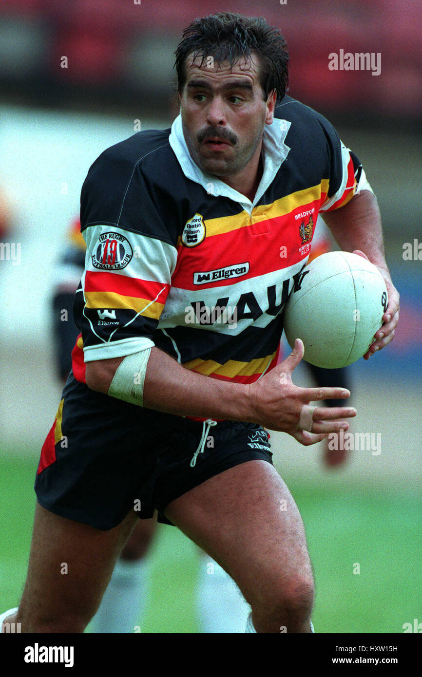 DAVID HERON BRADFORD NORTHERN RLFC 06 September 1993 Stock Photo - Alamy