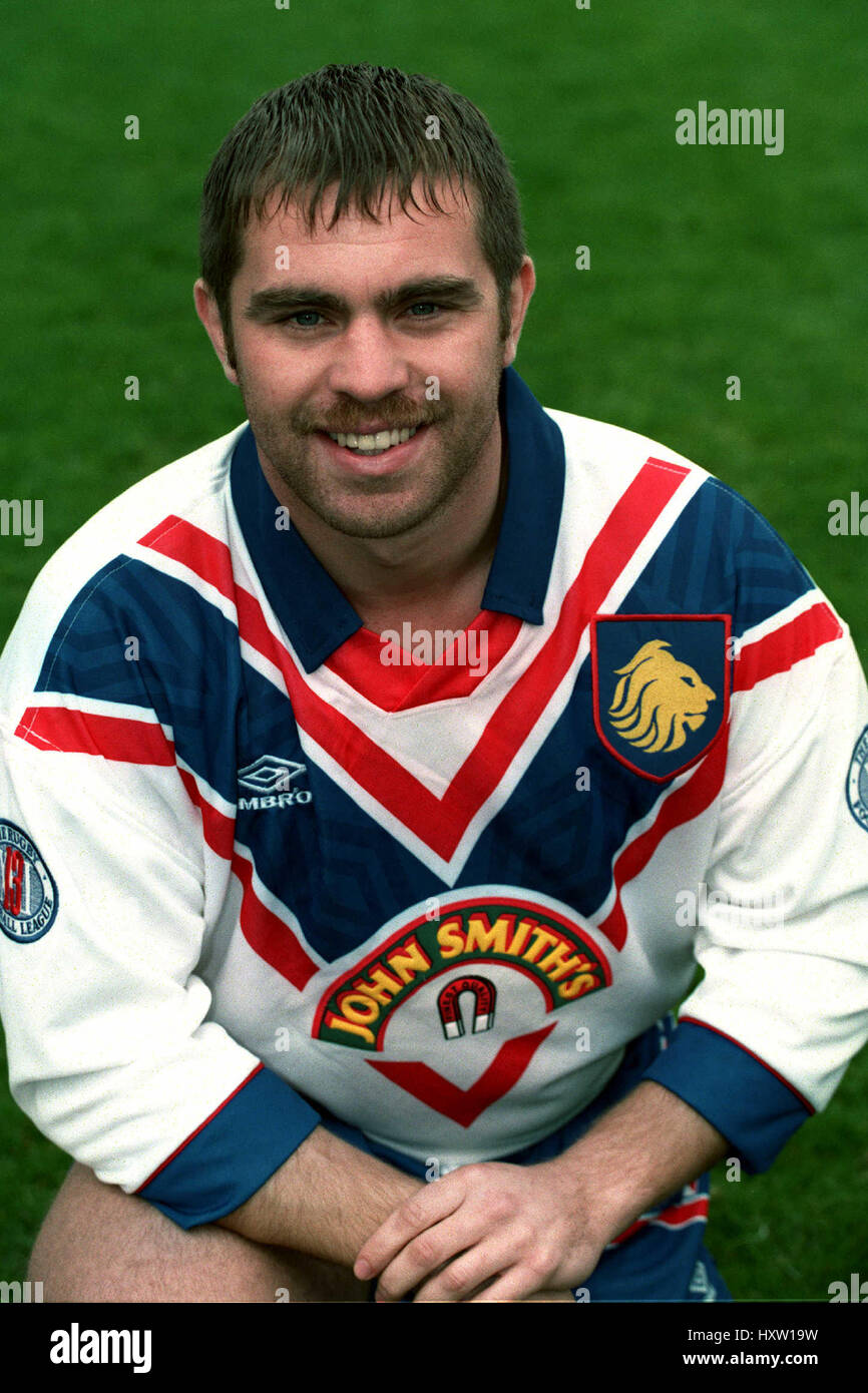 MARTIN DERMOTT GREAT BRITAIN & WIGAN RLFC 07 October 1993 Stock Photo ...