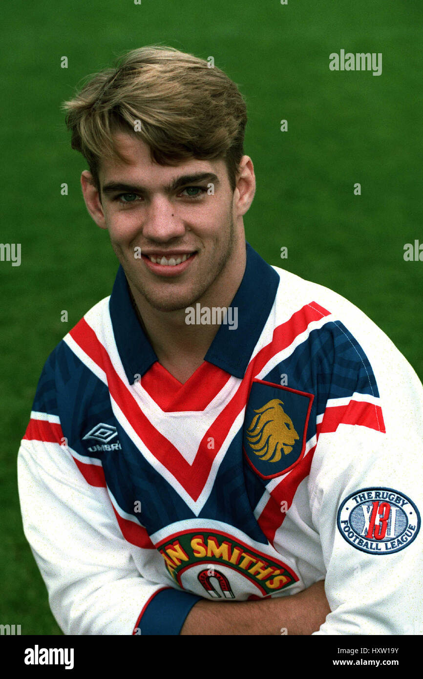 GARY CONNOLLY GREAT BRITAIN & WIGAN RLFC 07 October 1993 Stock Photo ...