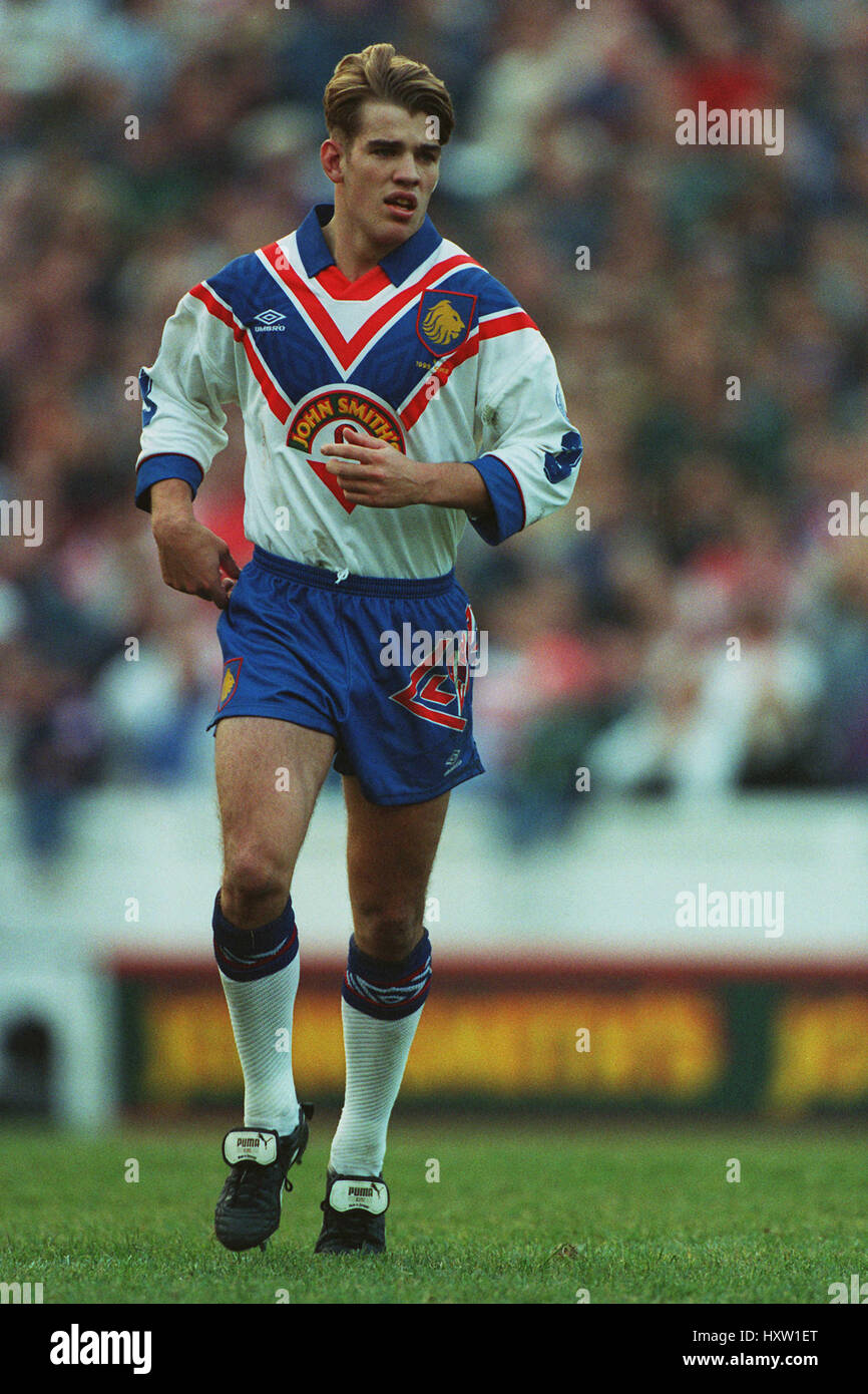 GARY CONNOLLY GREAT BRITAIN & WIGAN RLFC 02 November 1993 Stock Photo ...