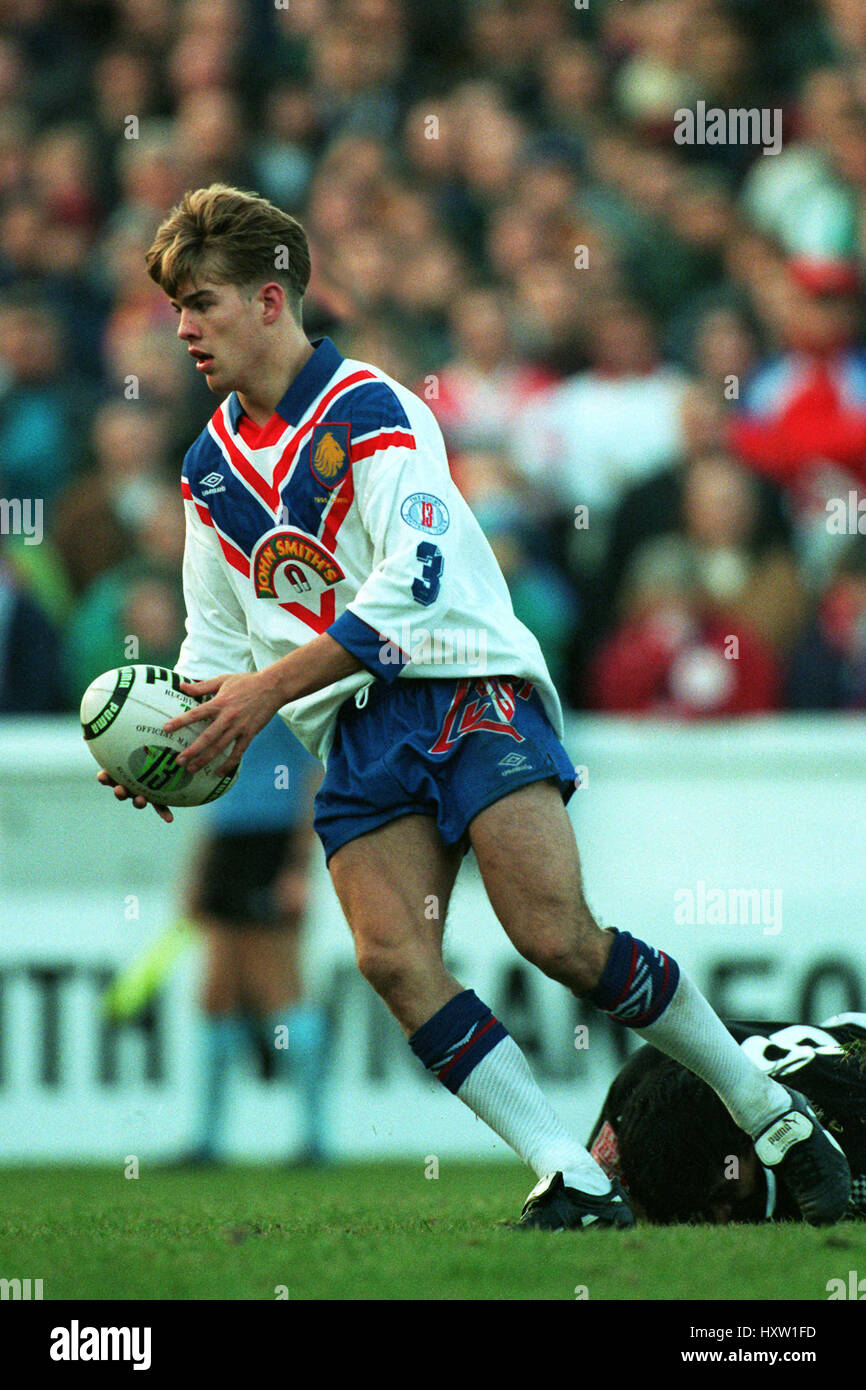 GARY CONNOLLY GREAT BRITAIN & WIGAN RLFC 02 November 1993 Stock Photo ...