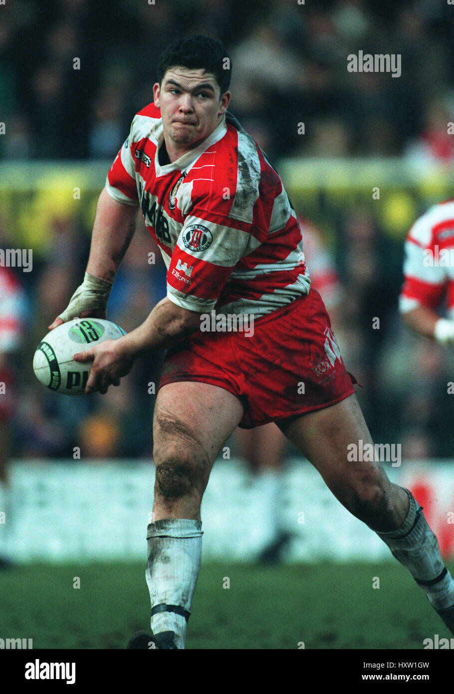 ANDREW FARRELL WIGAN RLFC 24 January 1994 Stock Photo - Alamy