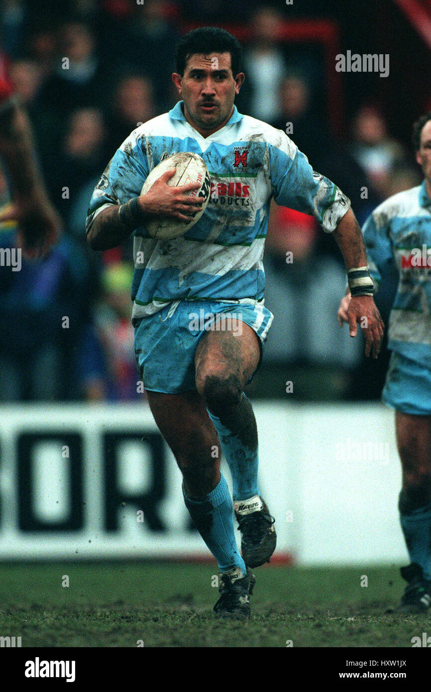 JOHN SCHUSTER HALIFAX RLFC 01 March 1994 Stock Photo - Alamy