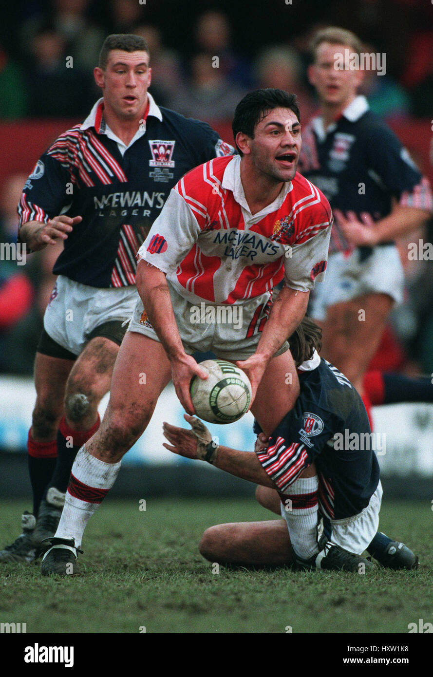 TEA ROPATI NEW ZEALAND & ST HELENS RL 08 March 1994 Stock Photo - Alamy