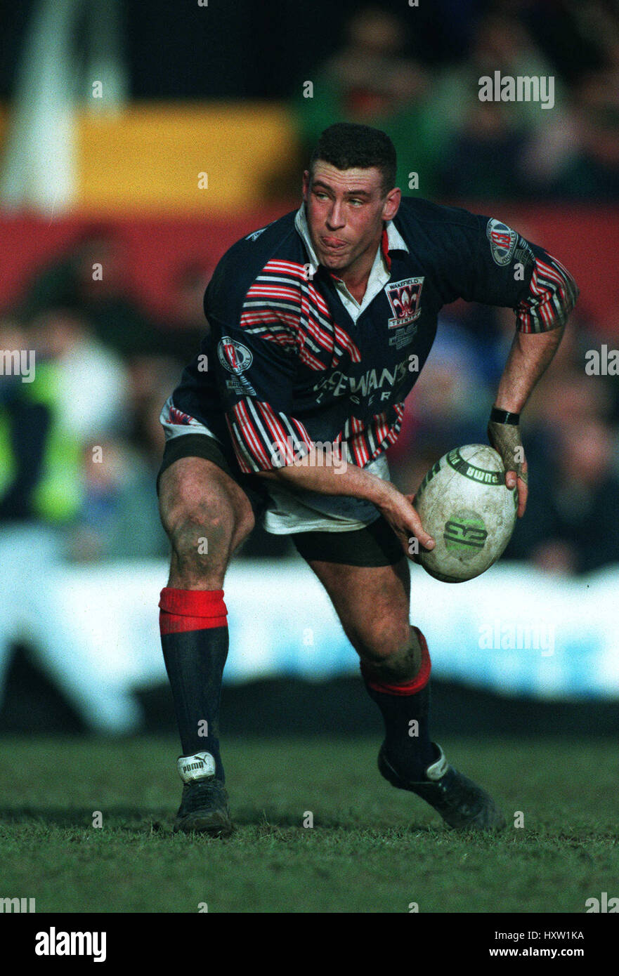 MATT FULLER WAKEFIELD TRINITY RLFC 08 March 1994 Stock Photo - Alamy