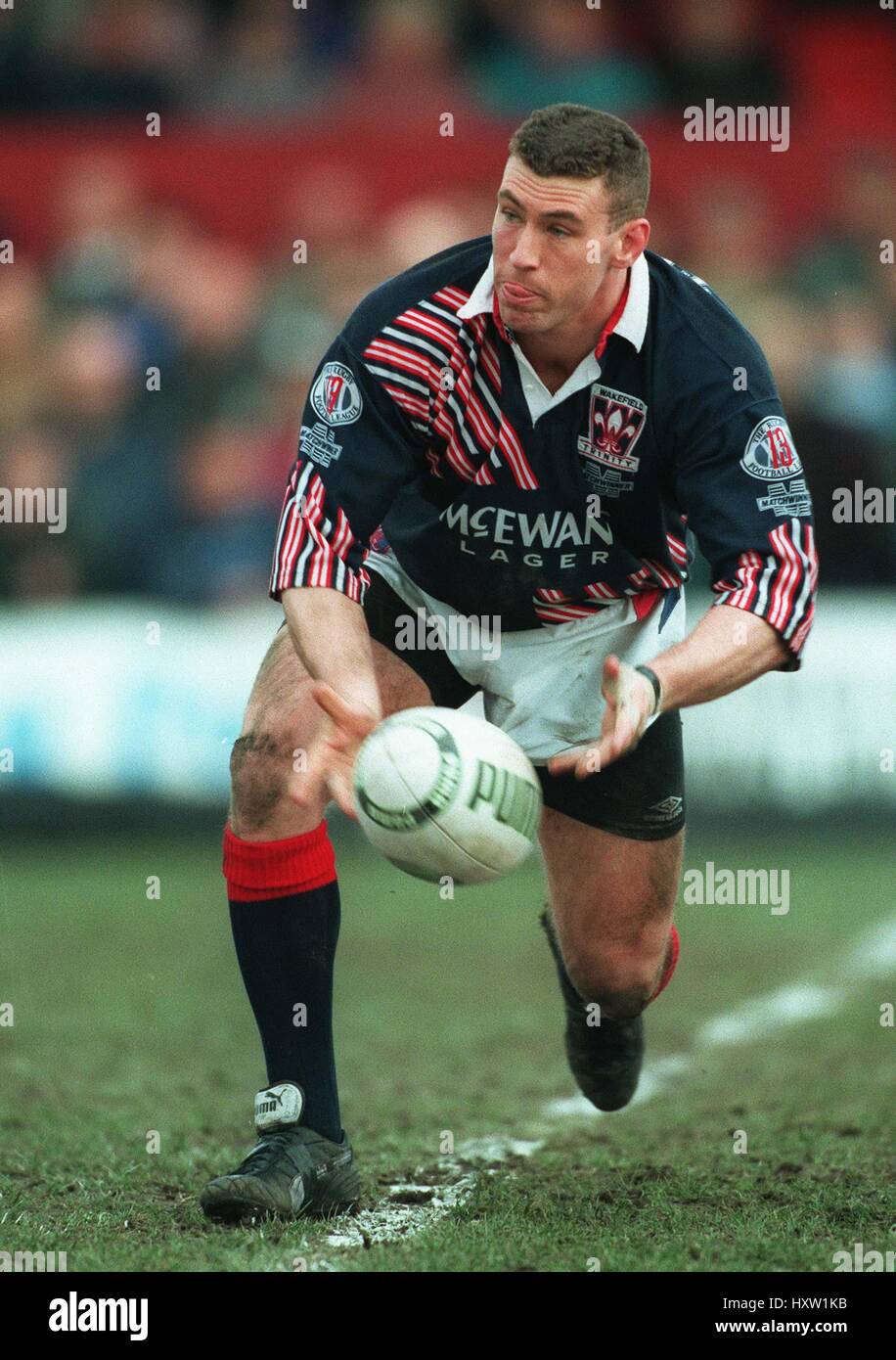 MATT FULLER WAKEFIELD TRINITY RLFC 08 March 1994 Stock Photo - Alamy
