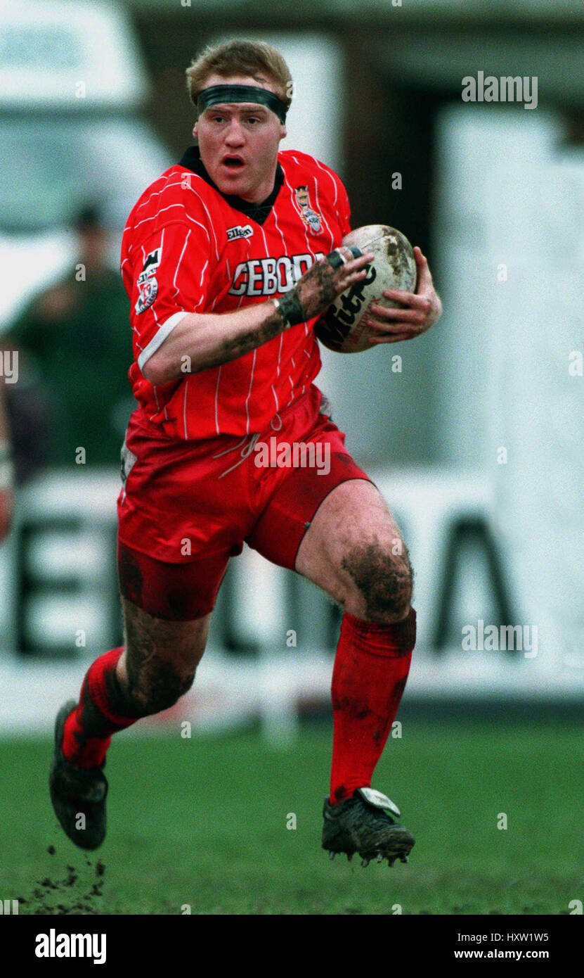 ANDY BURGESS SALFORD RLFC 10 April 1994 Stock Photo - Alamy