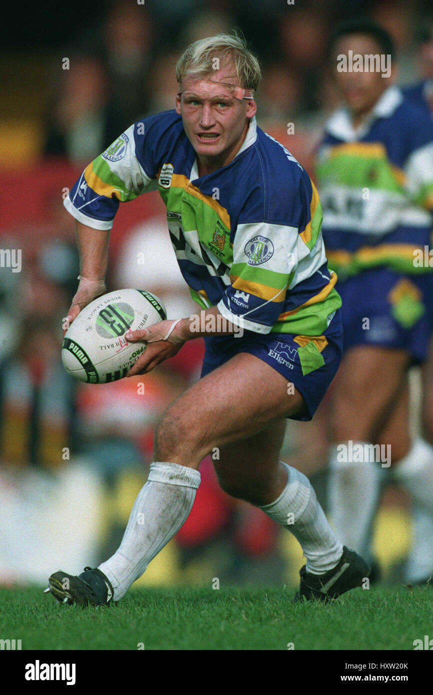 DERYCK FOX BRADFORD NORTHERN RLFC 29 December 1993 Stock Photo - Alamy