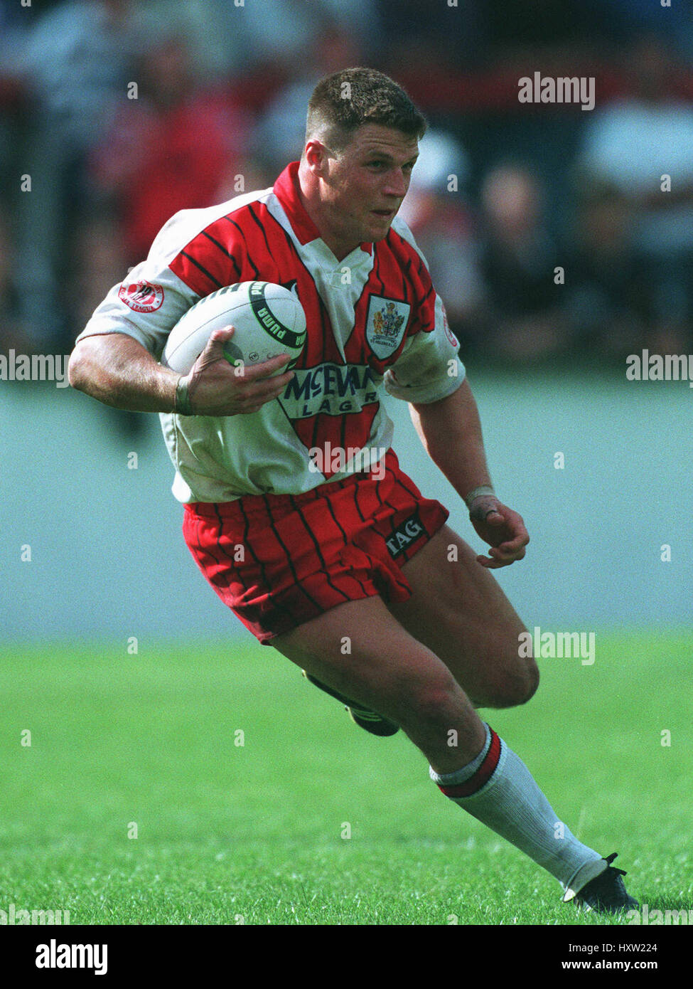 SCOTT GIBBS. ST. HELENS RLFC 15 August 1994 Stock Photo - Alamy