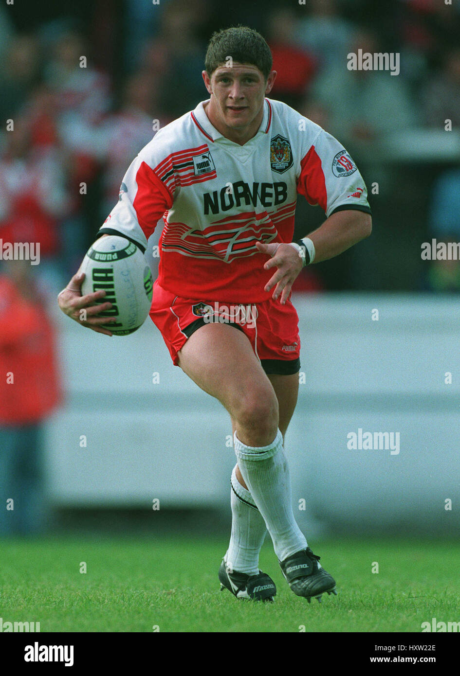 NIGEL WRIGHT WIGAN RLFC 15 August 1994 Stock Photo - Alamy