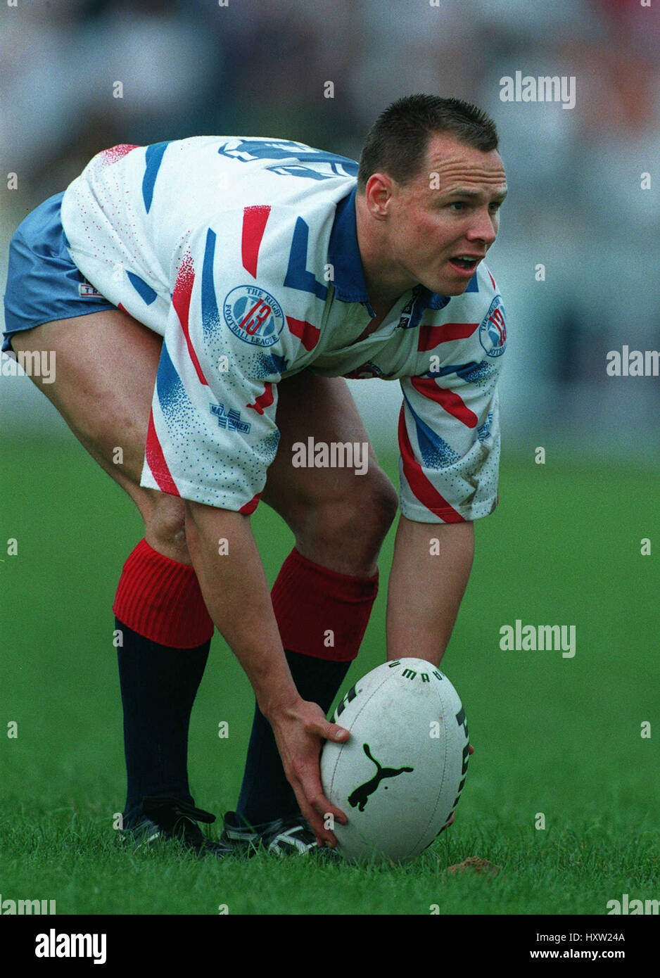 AARON WHITTAKER WAKEFIELD TRINITY RLFC 22 August 1994 Stock Photo - Alamy