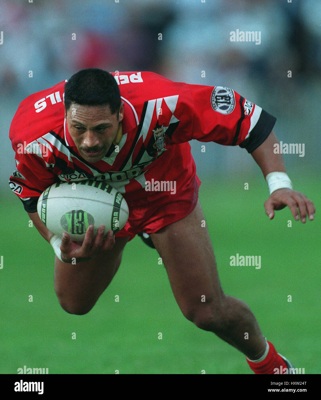 SAM PANAPA SALFORD RLFC 22 August 1994 Stock Photo - Alamy