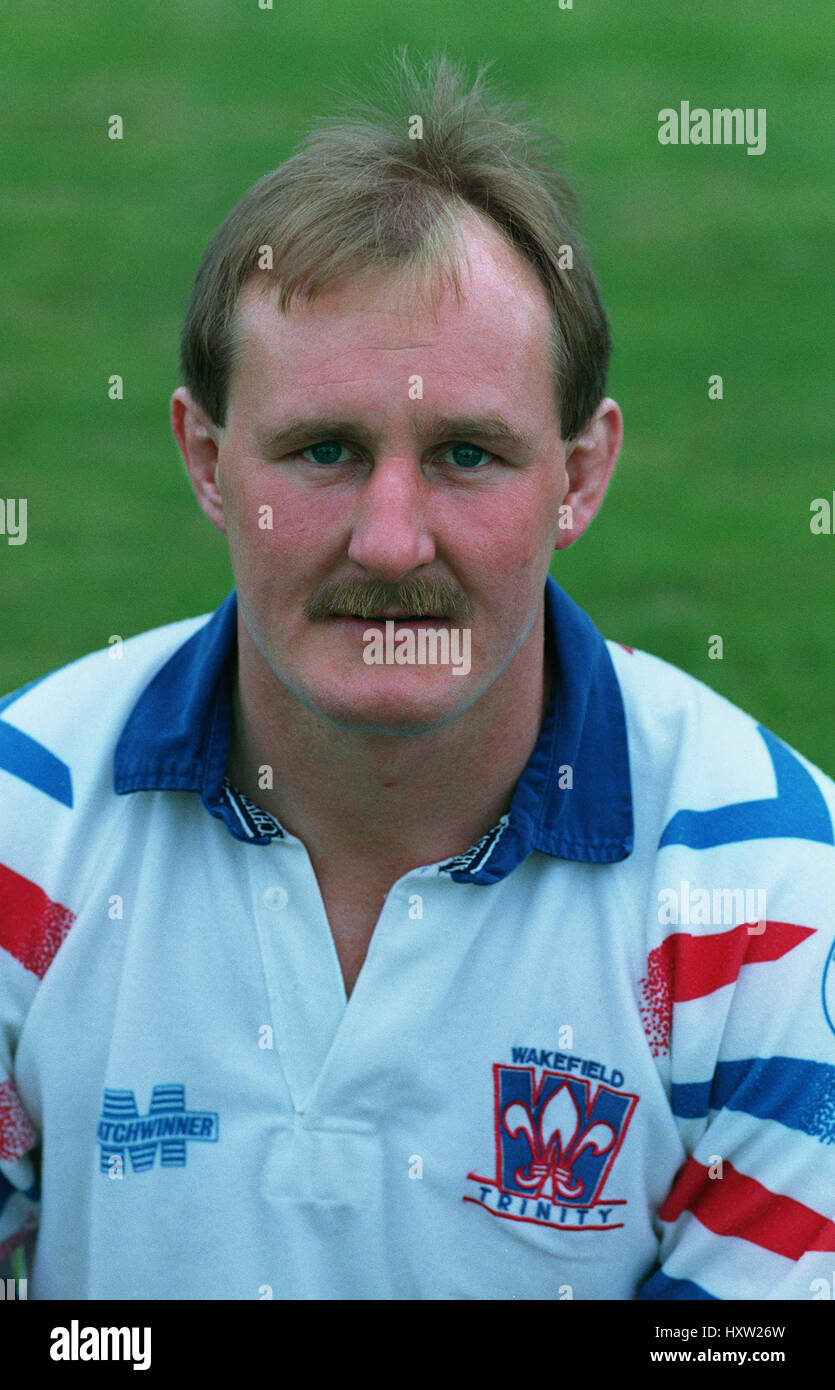 NIGEL BELL WAKEFIELD TRINITY RLFC 24 August 1994 Stock Photo - Alamy