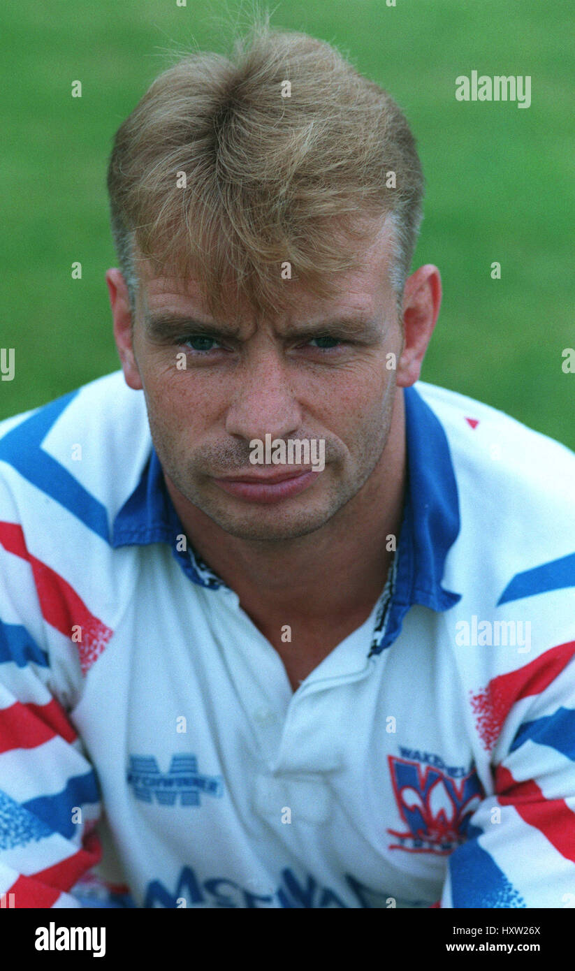 BRIAN NOBLE WAKEFIELD TRINITY RLFC 24 August 1994 Stock Photo - Alamy