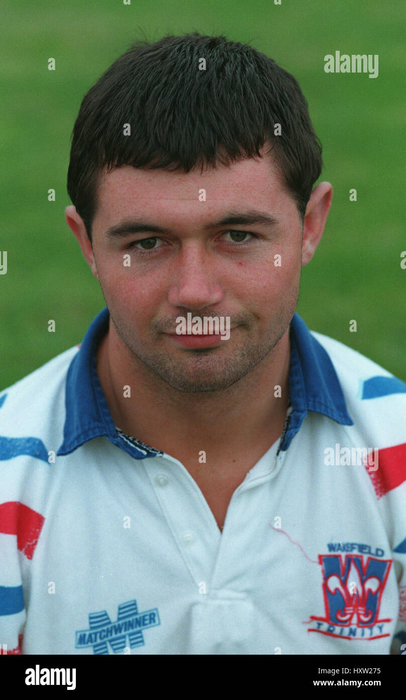 ADRIAN FLYNN WAKEFIELD TRINITY RLFC 24 August 1994 Stock Photo - Alamy