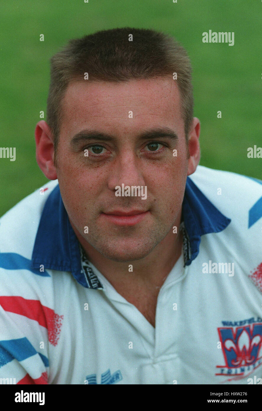 STEVE DURHAM WAKEFIELD TRINITY RLFC 24 August 1994 Stock Photo - Alamy