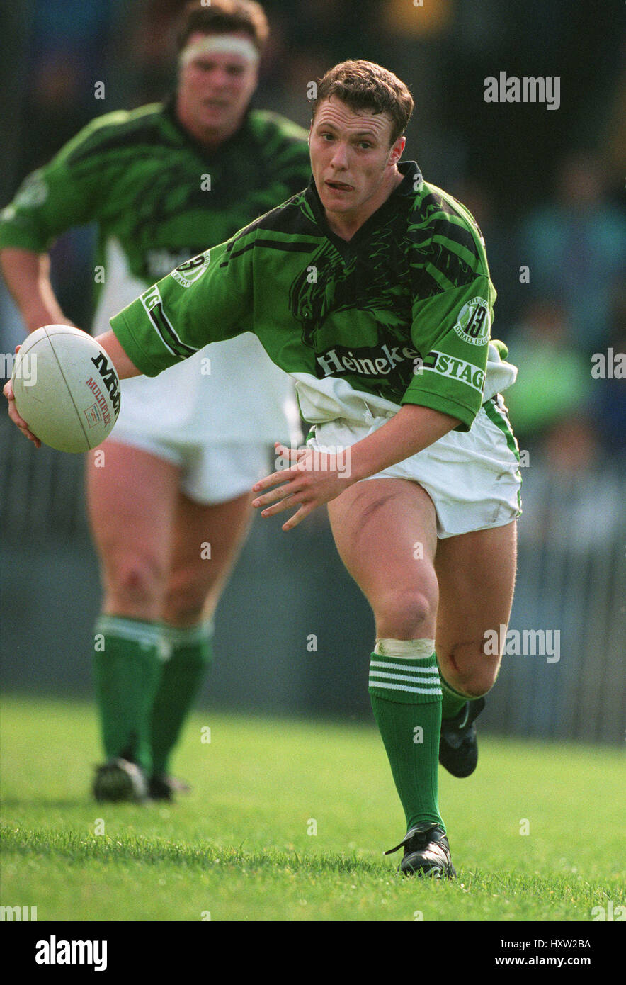 CARL BRIGGS SHEFFIELD EAGLES RLFC 14 September 1994 Stock Photo - Alamy