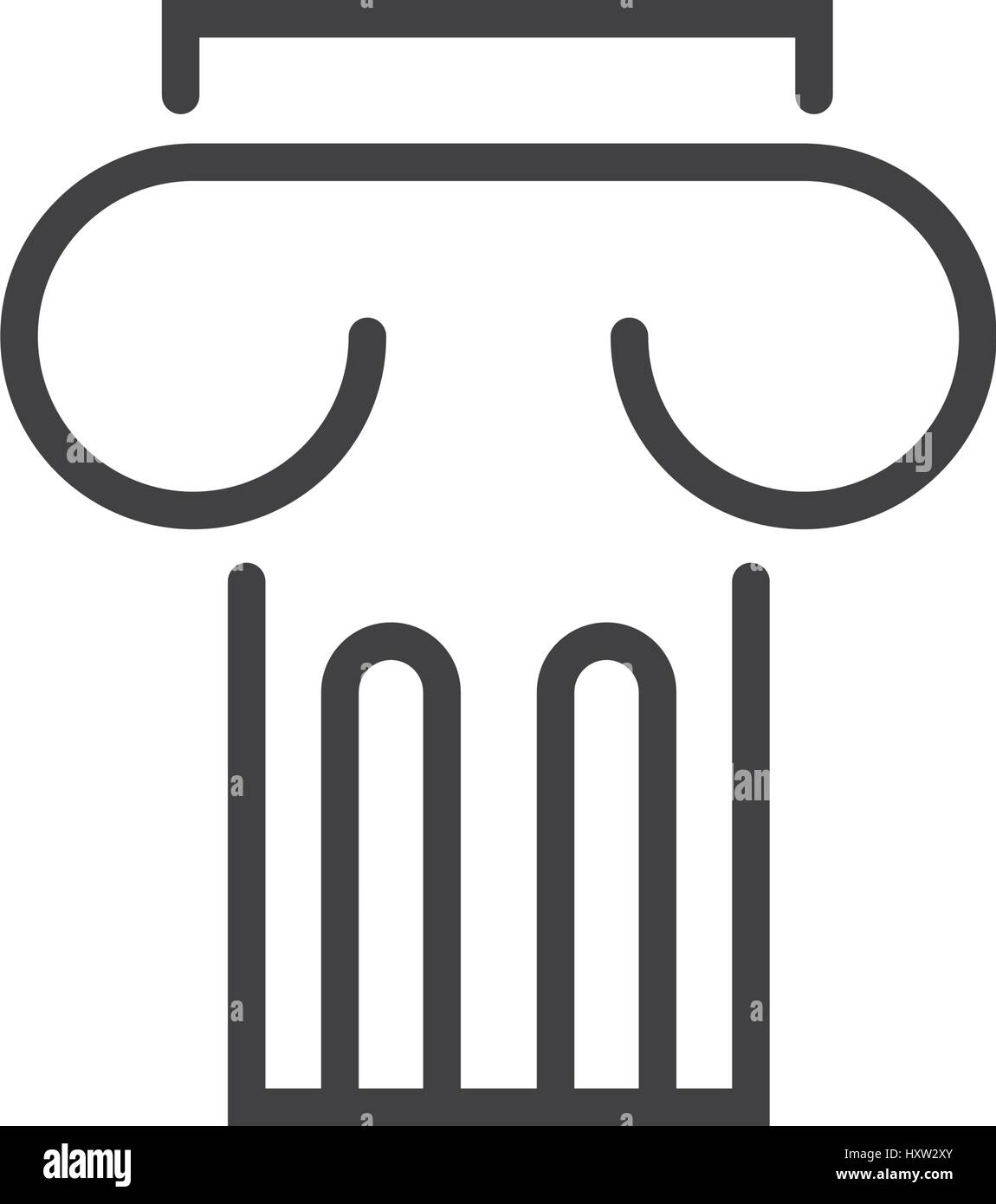 Ancient columns line icon Stock Vector Image & Art - Alamy