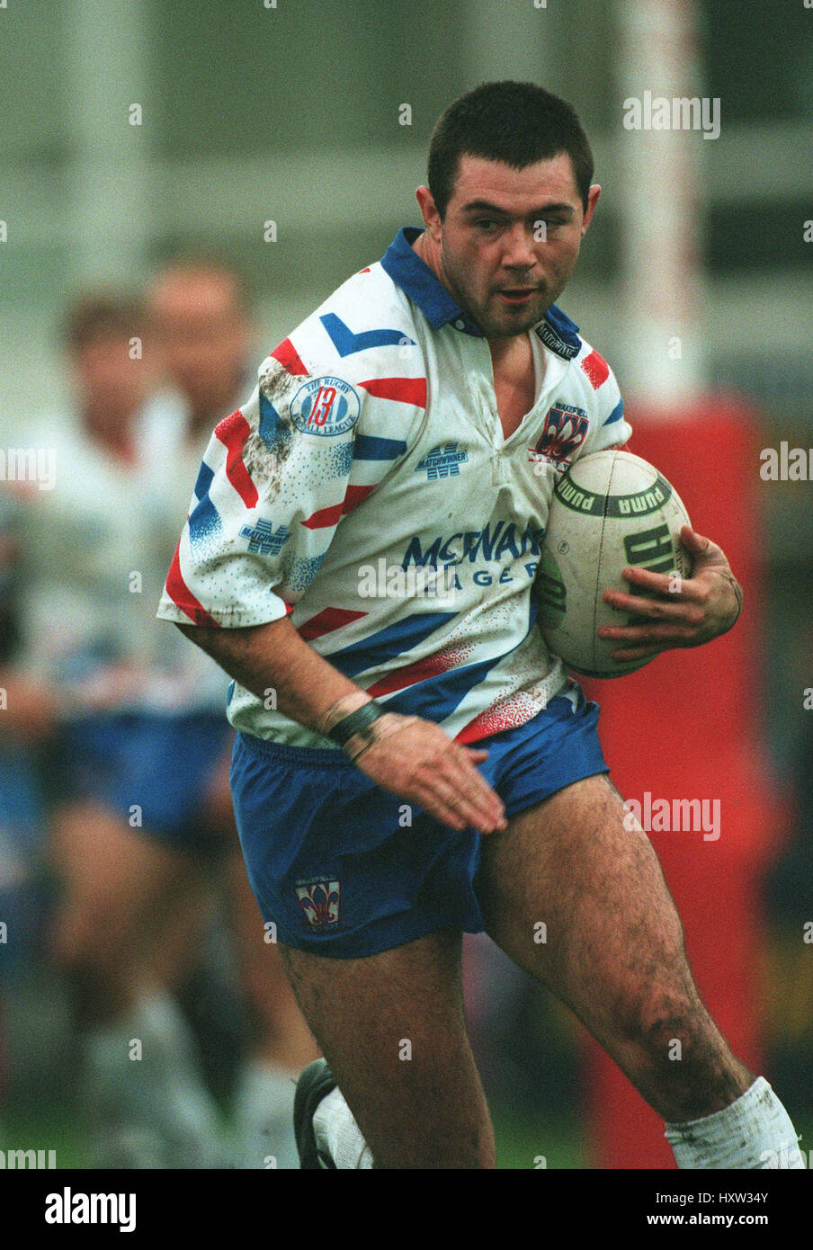 ADRIAN FLYNN WAKEFIELD TRINITY RLFC 25 January 1995 Stock Photo - Alamy