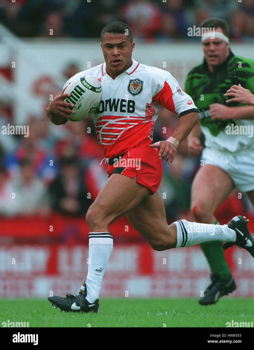 JASON ROBINSON WIGAN RLFC 31 August 1994 Stock Photo - Alamy