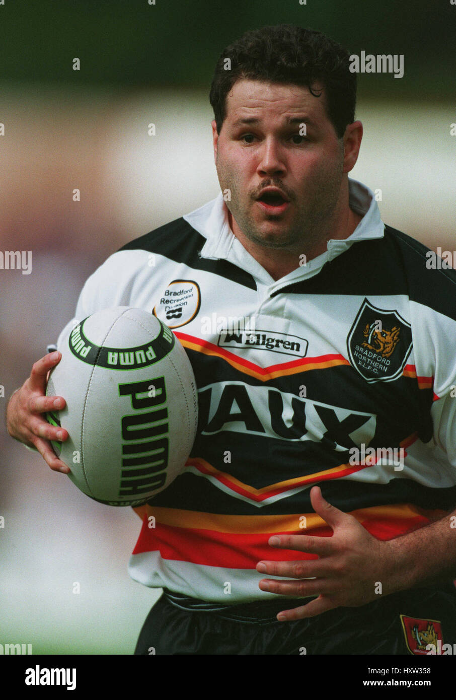 CARL HALL BRADFORD NORTHERN RLFC 31 August 1994 Stock Photo - Alamy