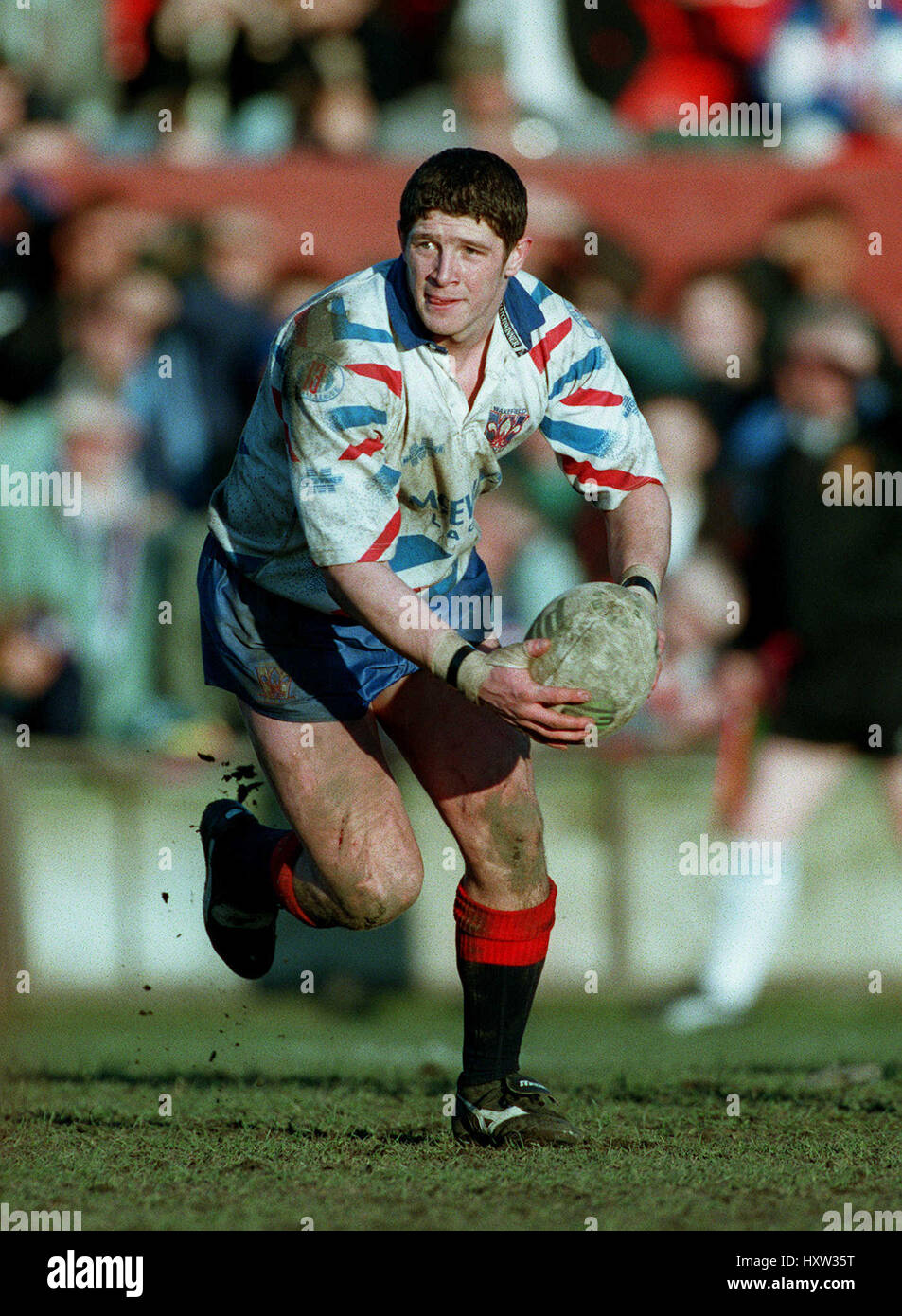 NIGEL WRIGHT WAKEFIELD TRINITY RLFC 27 February 1995 Stock Photo - Alamy