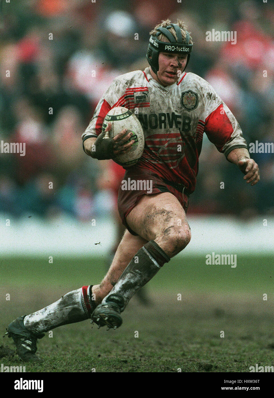 MICK CASSIDY WIGAN RLFC 22 March 1995 Stock Photo - Alamy