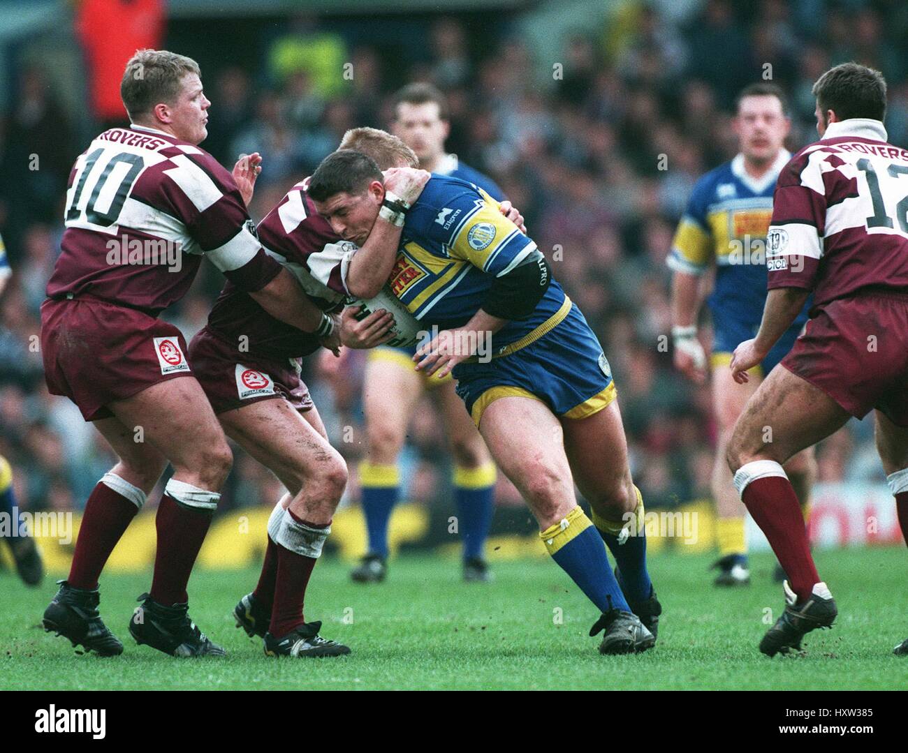 HARVEY HOWARD LEEDS V FEATHERSTONE ROVERS 04 April 1995 Stock Photo - Alamy
