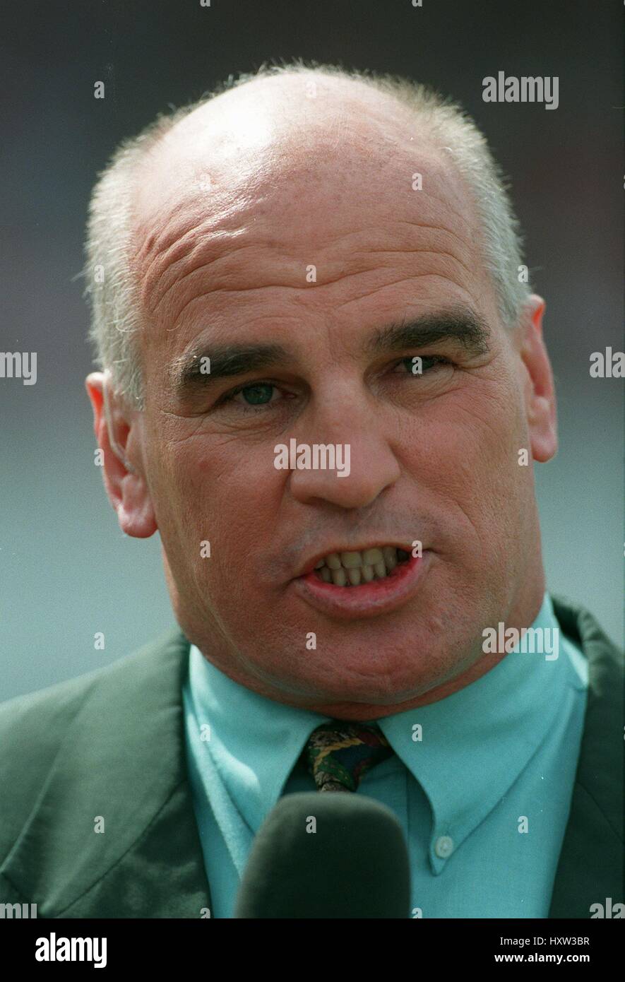 MIKE STEVENSON SKY SPORTS RUGBY COMMENTATOR 29 August 1995 Stock Photo ...