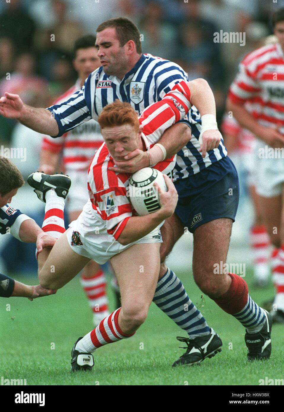 KRIS RADLINSKI & CHRIS JOYNT WIGAN V ST.HELENS RL 29 August 1995 Stock ...