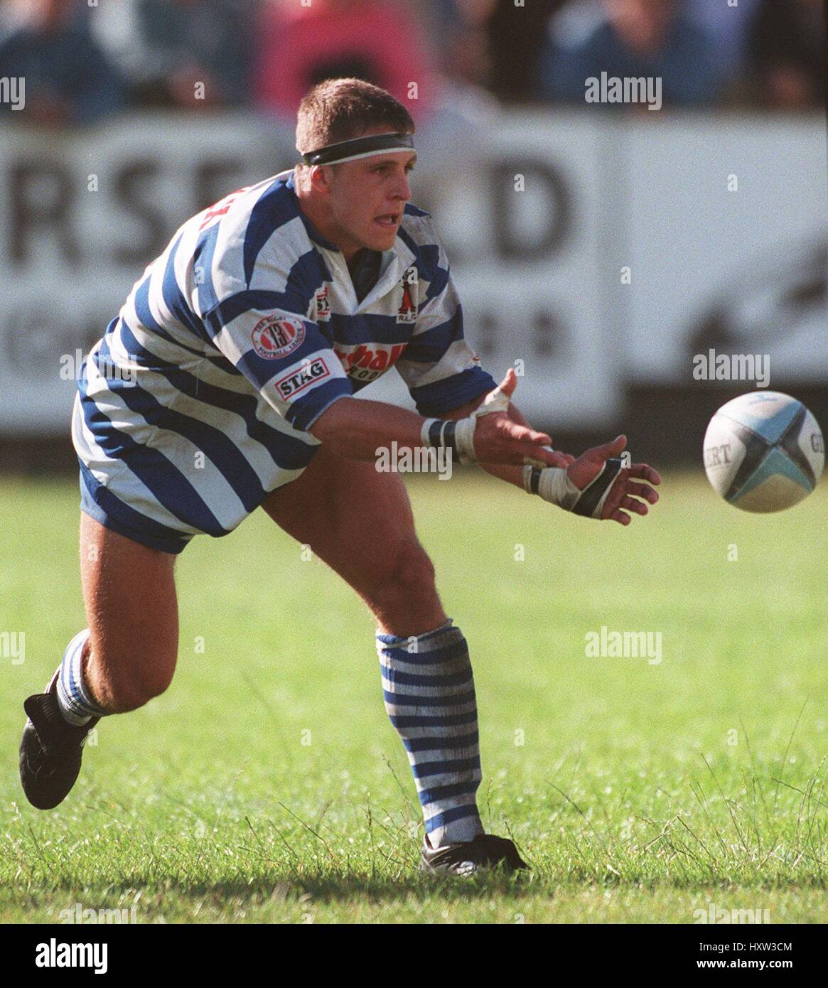 SIMON BALDWIN HALIFAX RLFC 30 August 1995 Stock Photo - Alamy