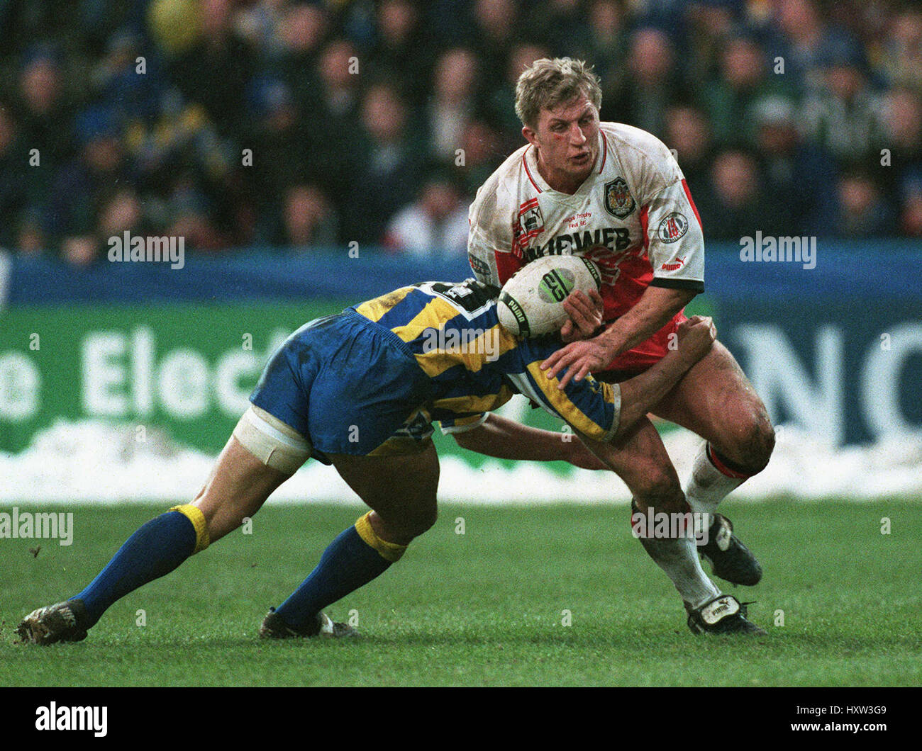 DENIS BETTS & KELLY SHELFORD WIGAN V WARRINGTON RL 30 January 1995 ...