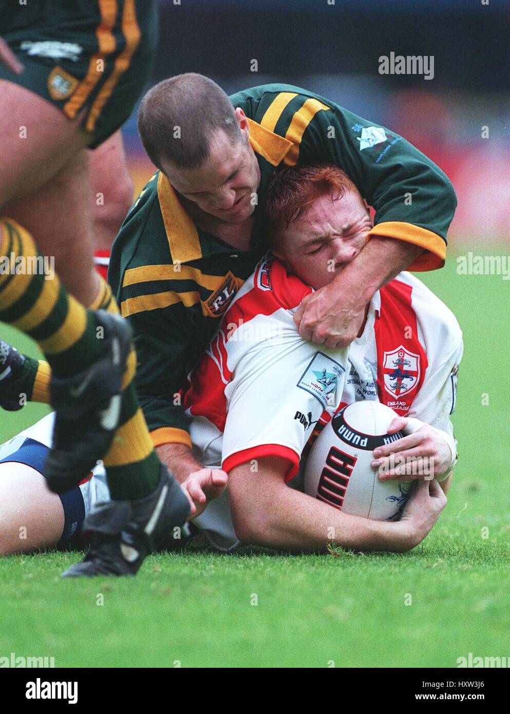 KRIS RADLINSKI & TIM BRASHER ENGLAND V AUSTRALIA AT WEMBLEY 09 October ...