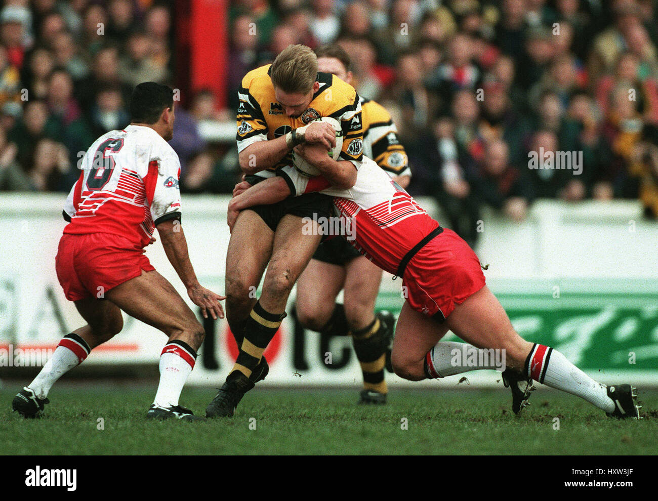 ANDY HAY SKERRETT & BOTICA WIGAN V CASTLFORD RL 27 February 1995 Stock ...