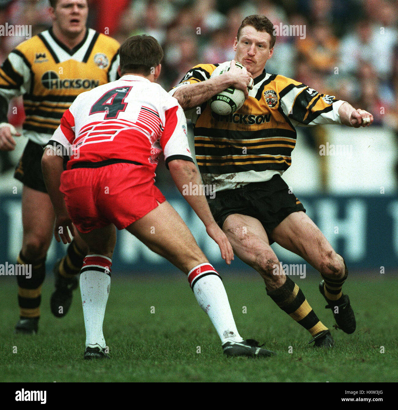 SIMON MIDDLETON GARY CONNOLLY WIGAN V CASTLFORD RL 27 February 1995 ...