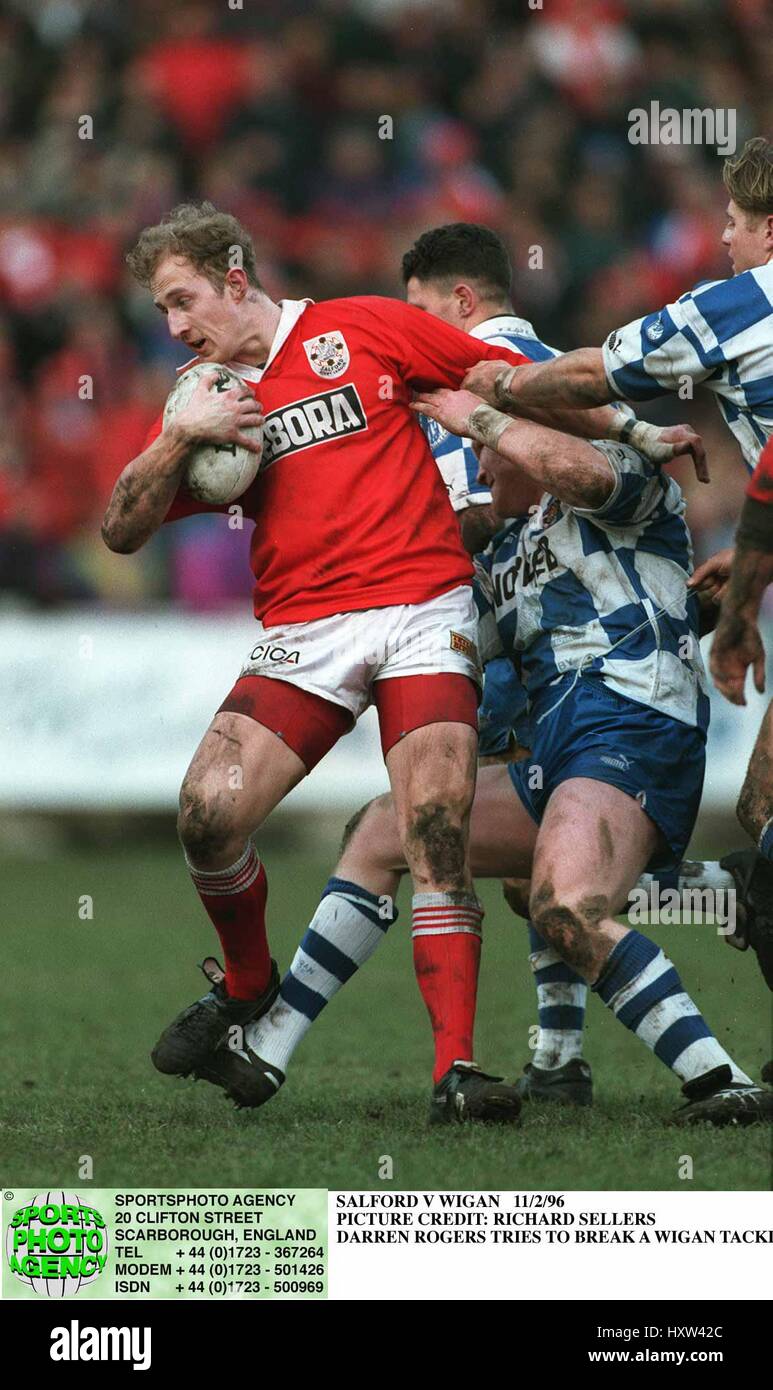 DARREN ROGERS & NEIL COWIE SALFORD V WIGAN CHALLENGE CUP 12 February ...