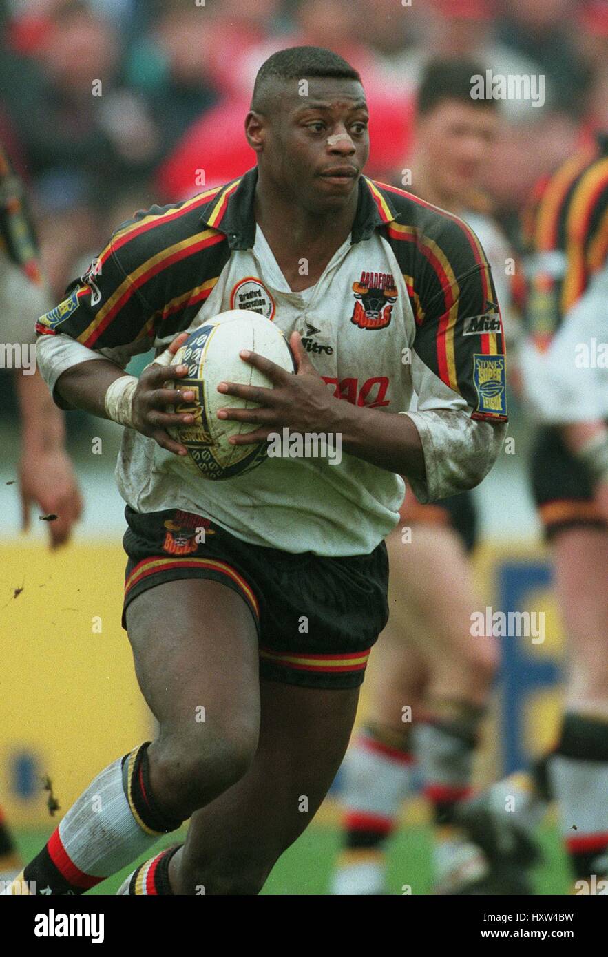 SONNY NICKLE BRADFORD BULLS RLFC 15 April 1996 Stock Photo - Alamy