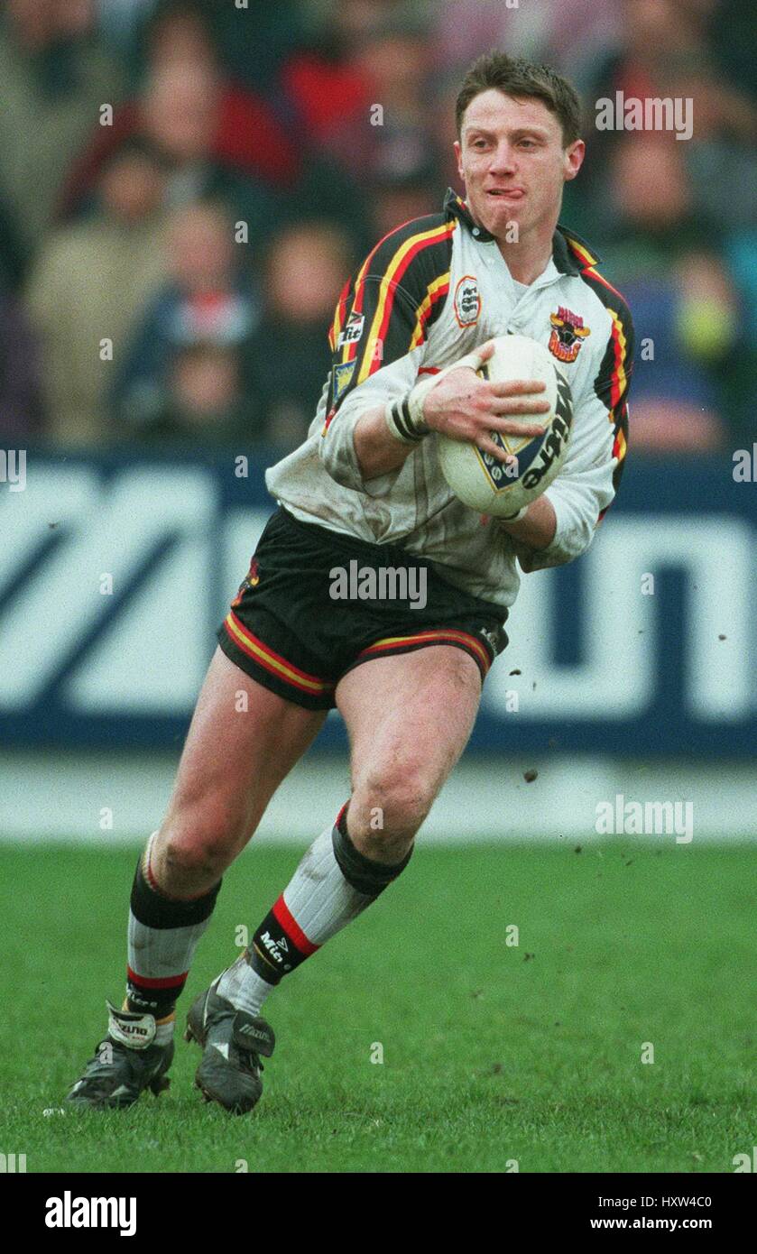 PAUL COOK . BRADFORD BULLS RLFC 15 April 1996 Stock Photo - Alamy