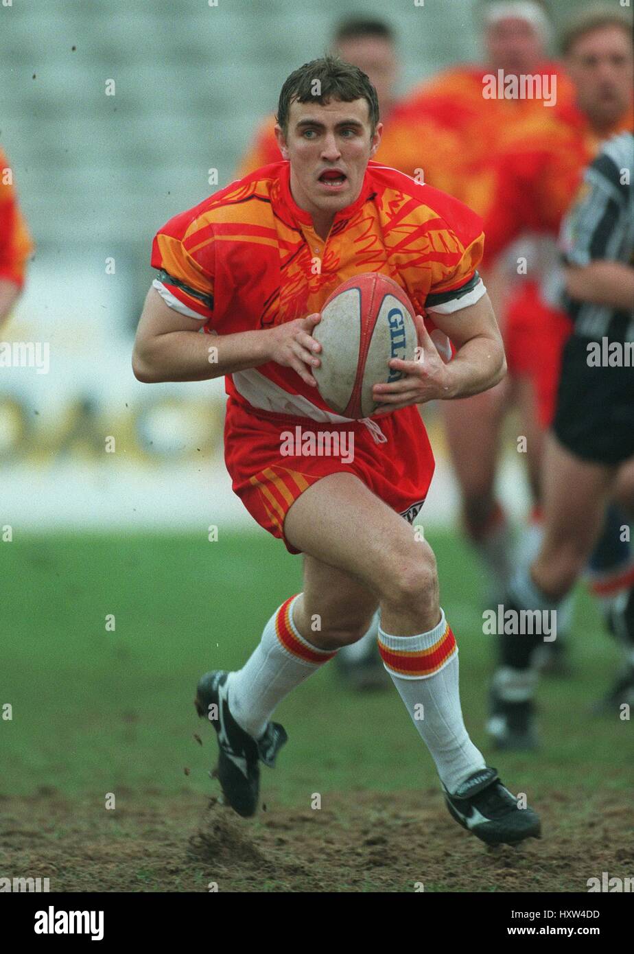 RYAN SHERIDAN SHEFFIELD EAGLES RLFC 16 April 1996 Stock Photo - Alamy