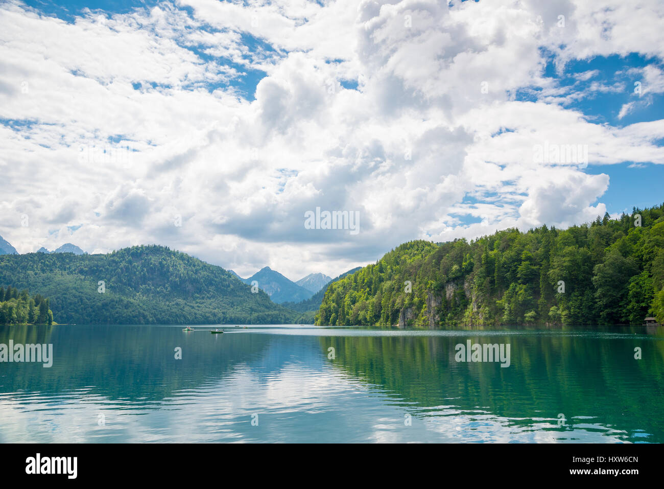 The Alpsee is a lake in Bavaria, Germany. It's located near ...