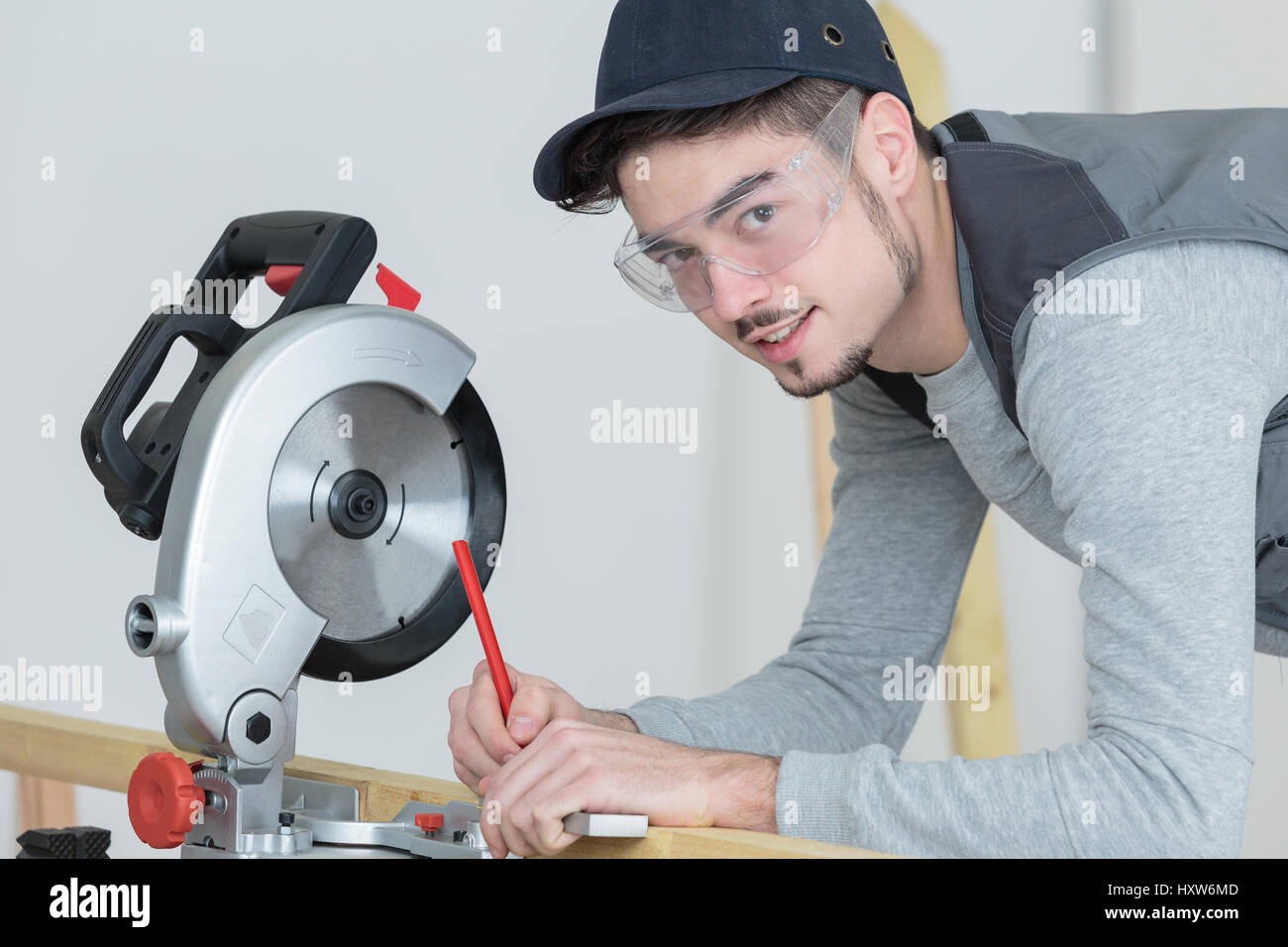 marking where to cut Stock Photo - Alamy
