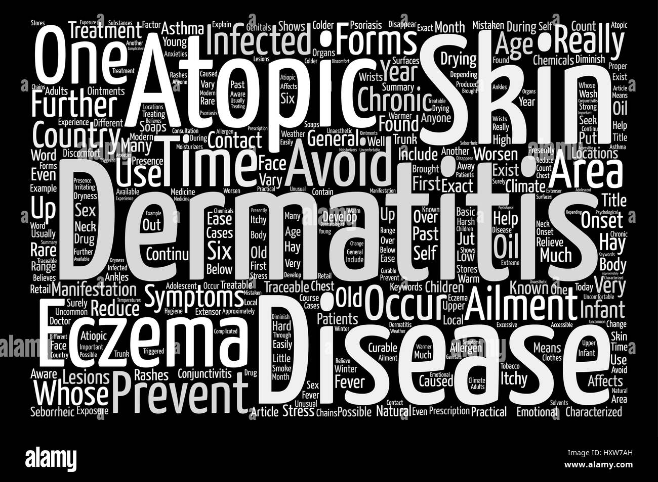 Dermatitis Atopic Black and White Stock Photos & Images - Alamy