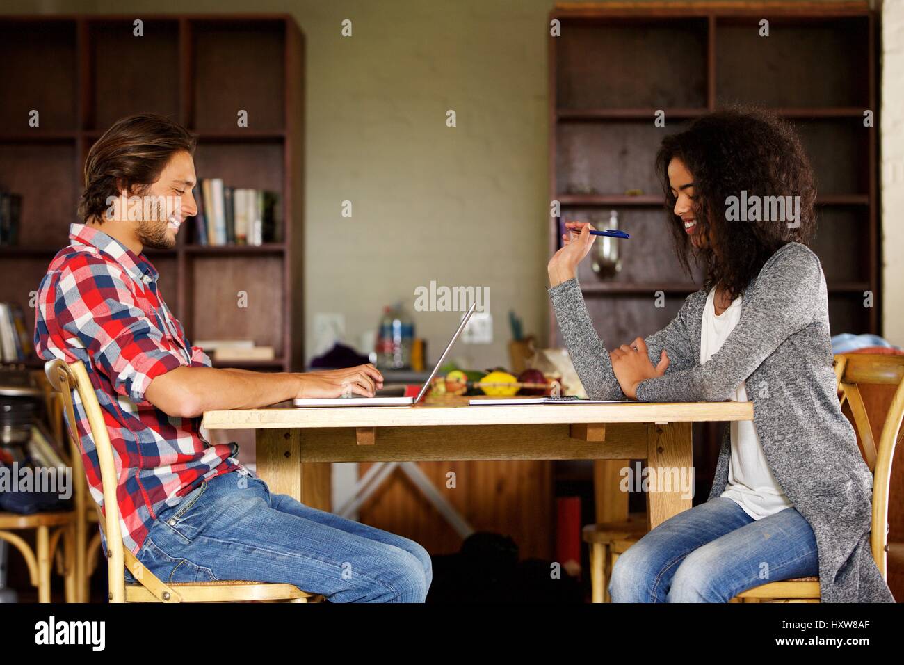 African boy profile hi-res stock photography and images - Alamy