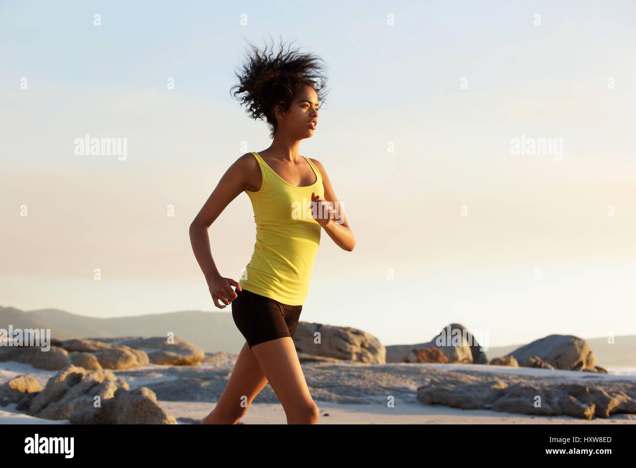 Woman speed walking exercise hi-res stock photography and images - Alamy